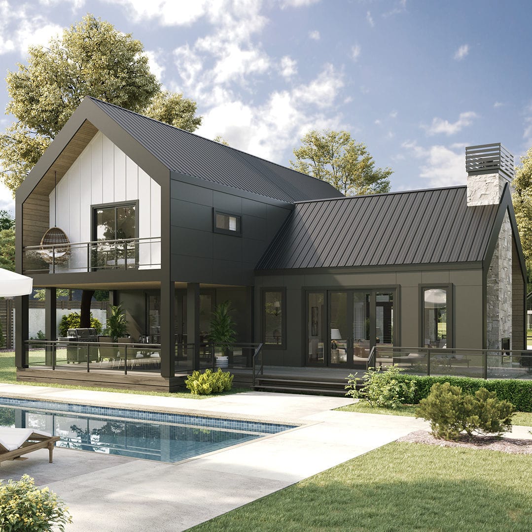 Stacked wood house - Oakley - TIMBER BLOCK - contemporary / timber ...