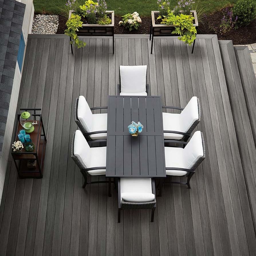 PVC deck board - AZEK® - TimberTech® - wood look / UV-resistant / non-slip
