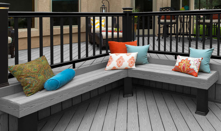 Composite deck board - RELIABOARD® - TimberTech® - solid wood / in WPC ...