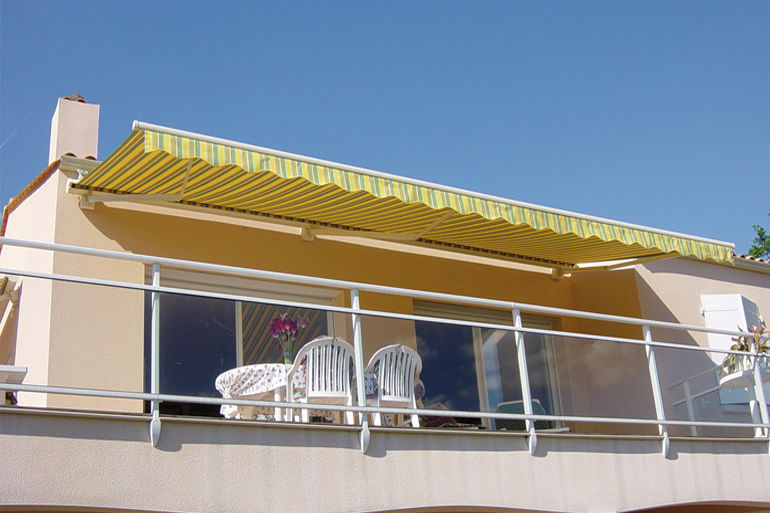 Semi-box awning - AGATE - TIR TECHNOLOGIES - motorized