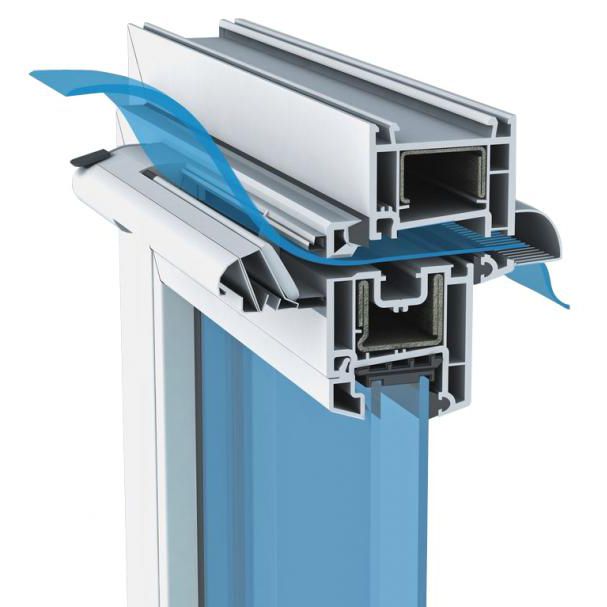 Self-regulating window vent - AMO - VETREX - acoustic