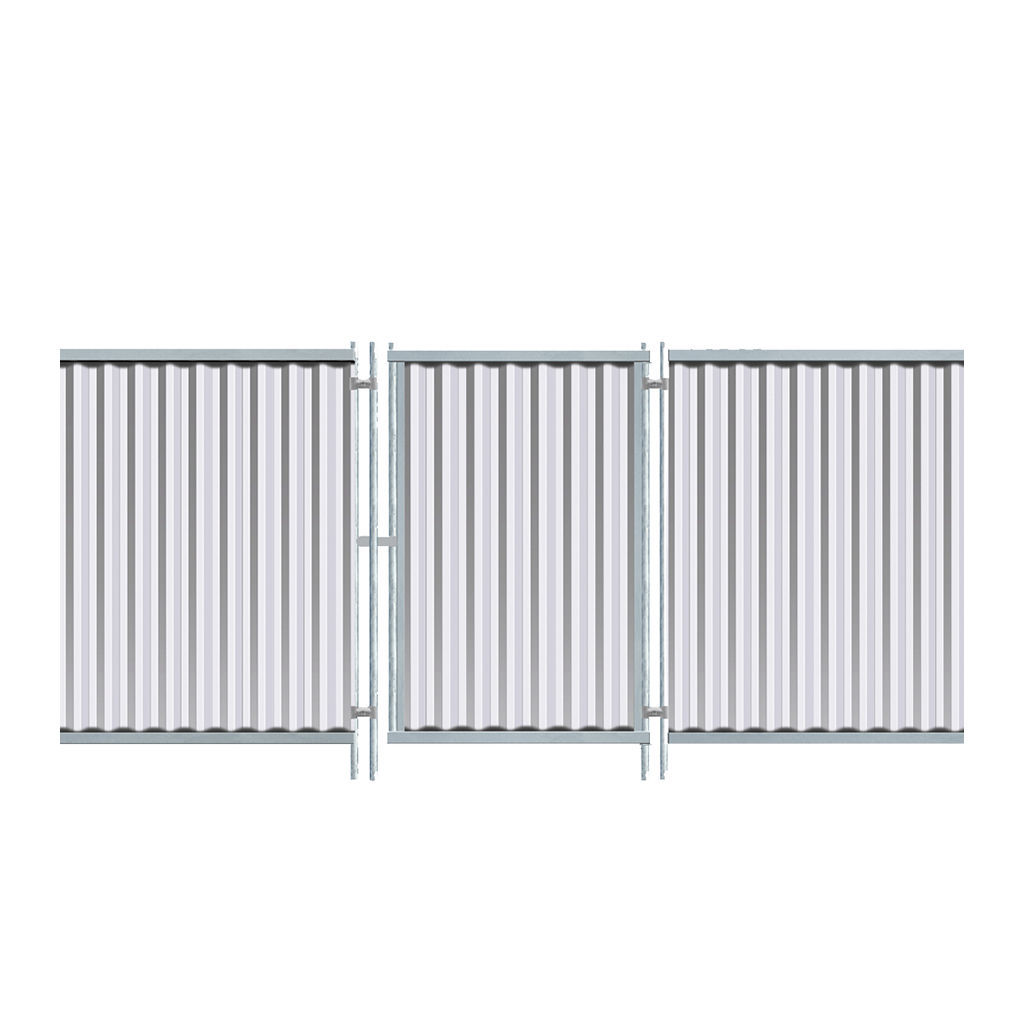 Galvanised steel garden gate - BATISEC