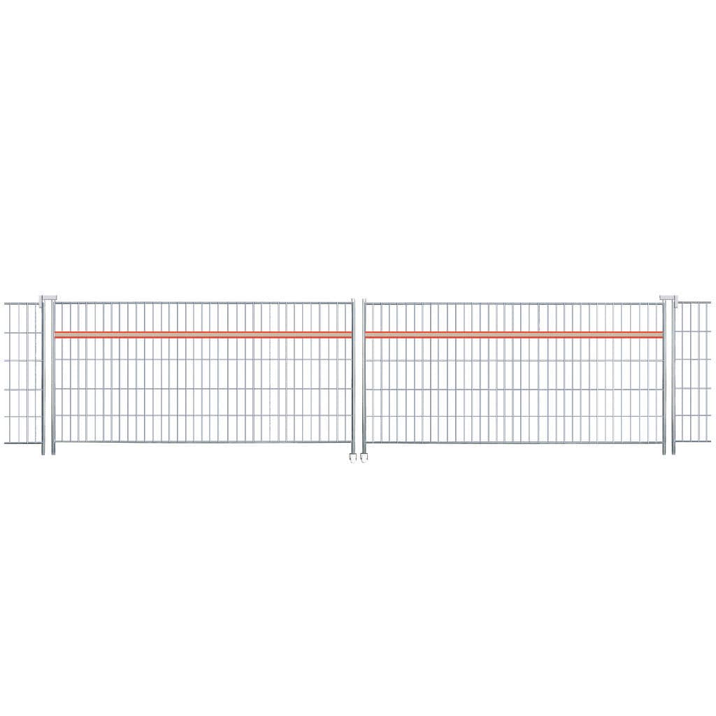 Swing gate - 275-6515 - BATISEC - galvanised steel / wire mesh / for ...