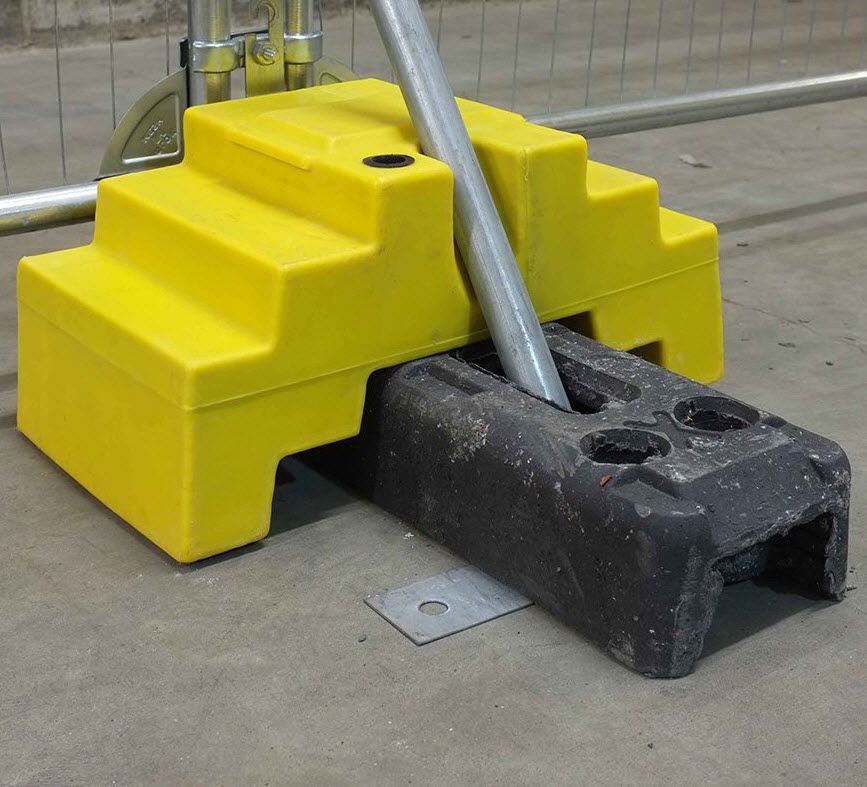 Plastic fastening system - BRACEBLOK™ - BATISEC - metal / for fencing ...