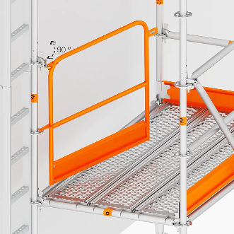 Aluminum scaffolding - US® SWING DOORS - Catari - high / universal