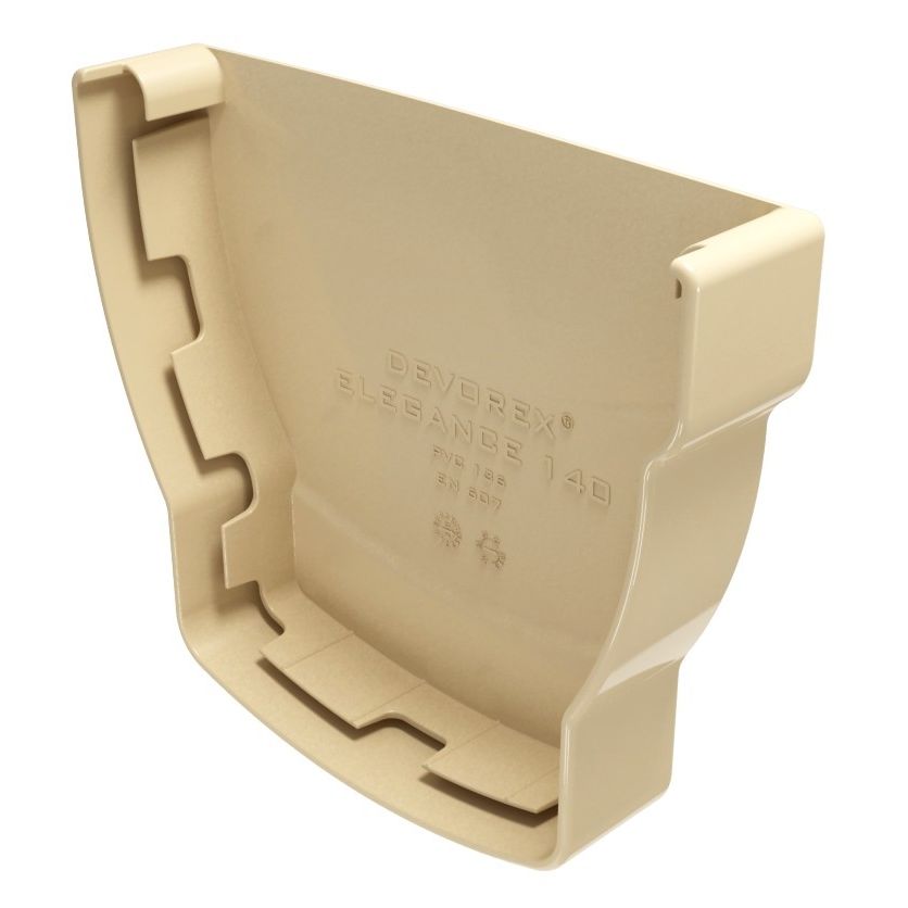 PVC gutter end - ELEGANCE 140 - DEVOREX PLC