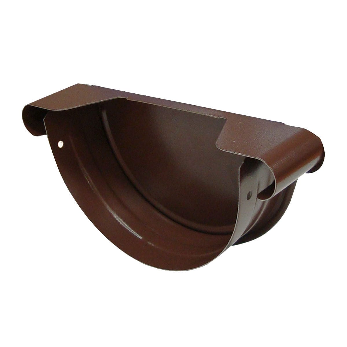 Metal gutter end - FAVORIT 130 - DEVOREX PLC - semi-circular