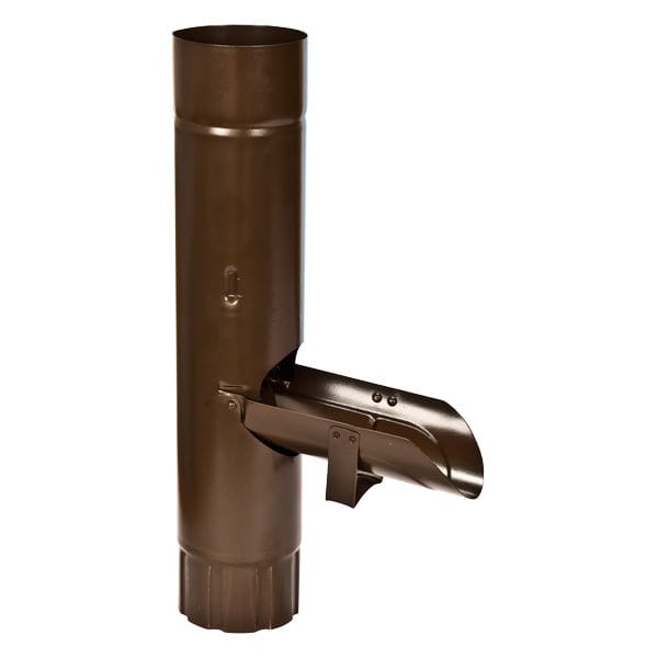 Steel rainwater down pipe - FAVORIT 130 - DEVOREX PLC