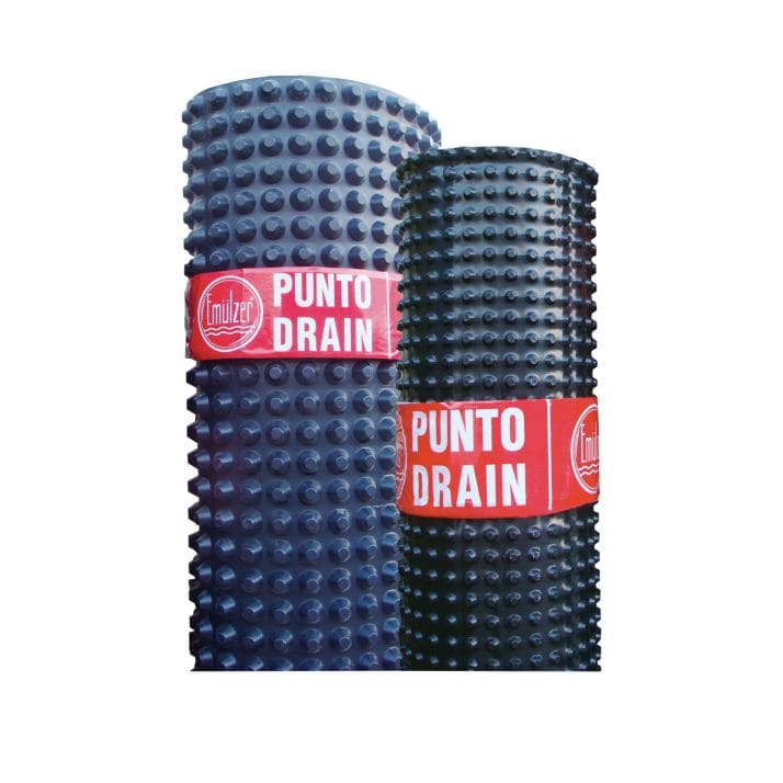 Non-woven drainage membrane - PUNTODRAIN - EMULZER - high-density ...