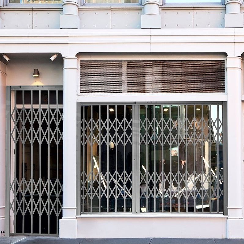 Retractable security grille - FLEXIDOOR SA - for doors / for windows ...