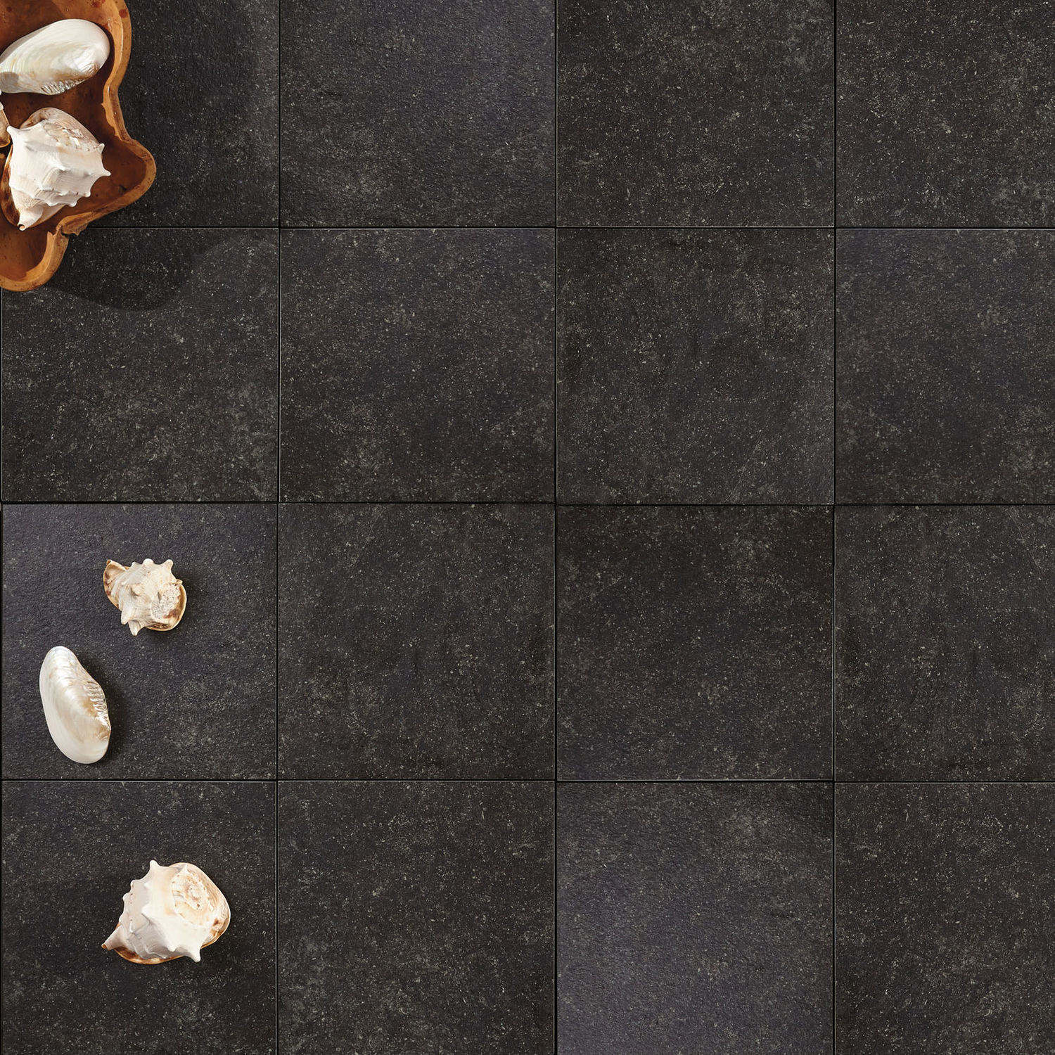 Sintered stone paving slab - L'ALTRA PIETRA - MUSEO PIERRE BLUE NOIR ...