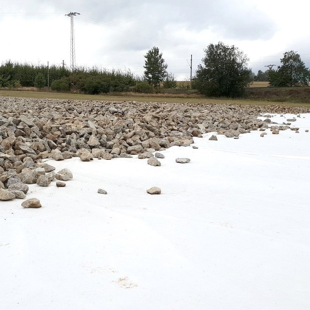 Non-woven geotextile - GEONETEX - JUTA - polypropylene / polyester ...