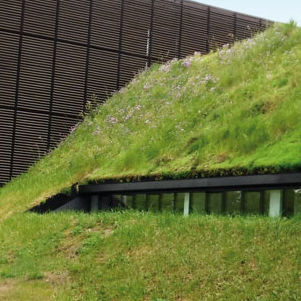 Extensive green roof - ACROMAT® - LE PRIEURE - for inclined roofs ...