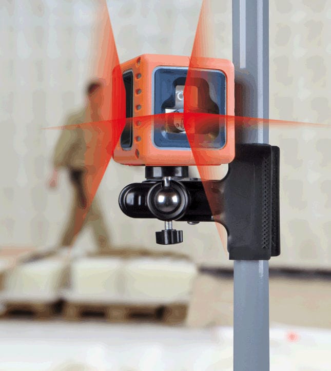 Laser level - CUBE - NEDO - vertical / cross / magnetic