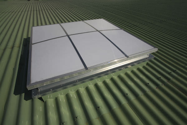 Metal roof skylight - ROOFAÉRATION - SKYDÔME