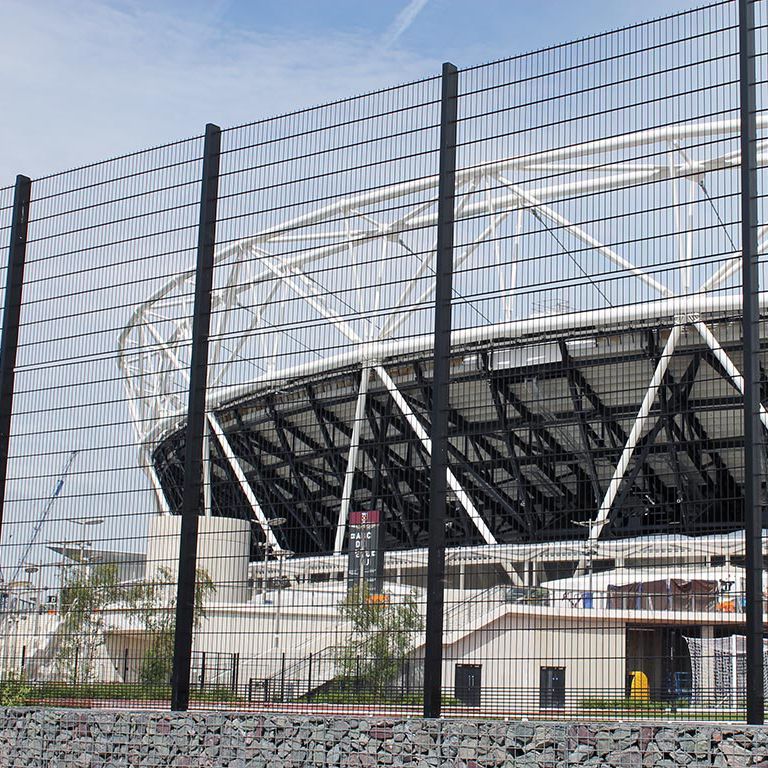 Welded mesh fencing - Duo-8 SR1 - ZAUN FENCING - industrial ...