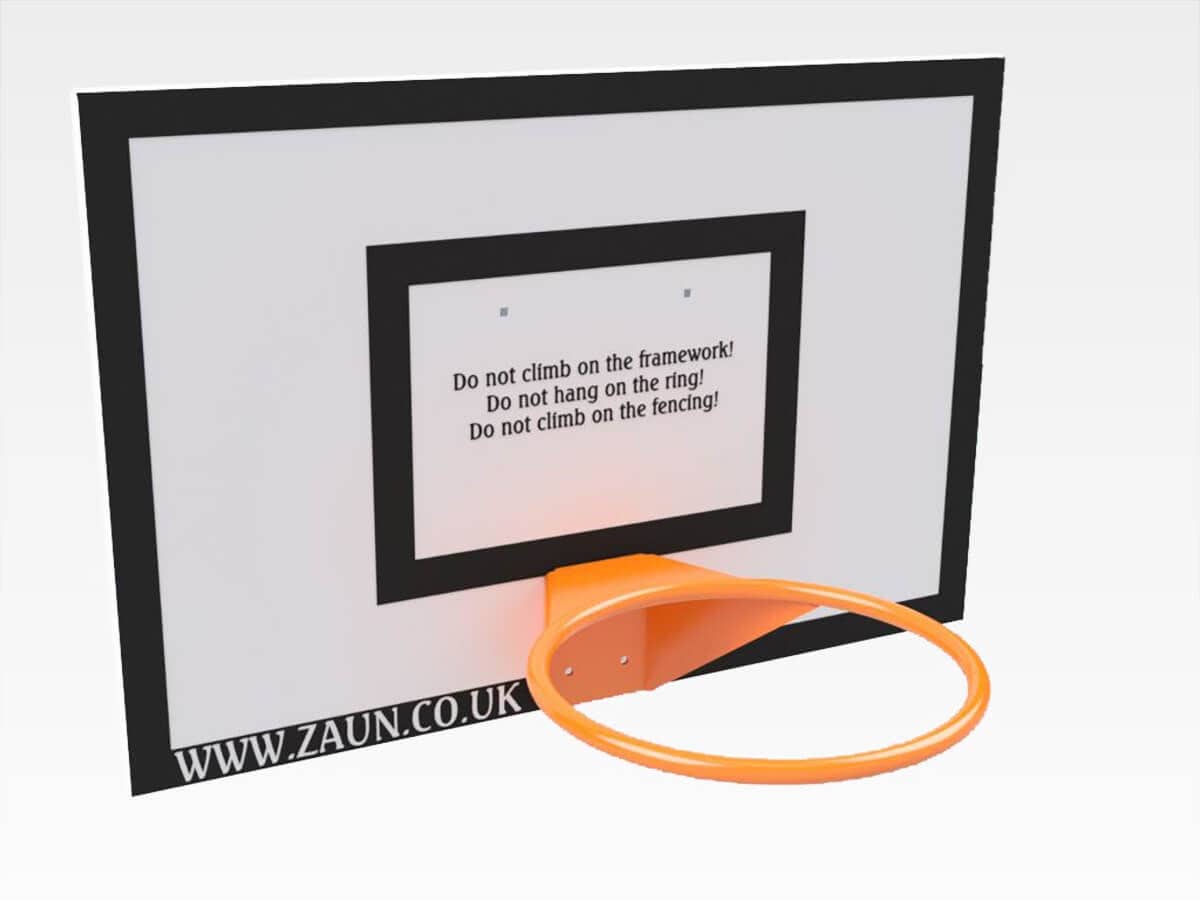 Outdoor basketball hoop - Basketball Unit - ZAUN FENCING - fixed ...