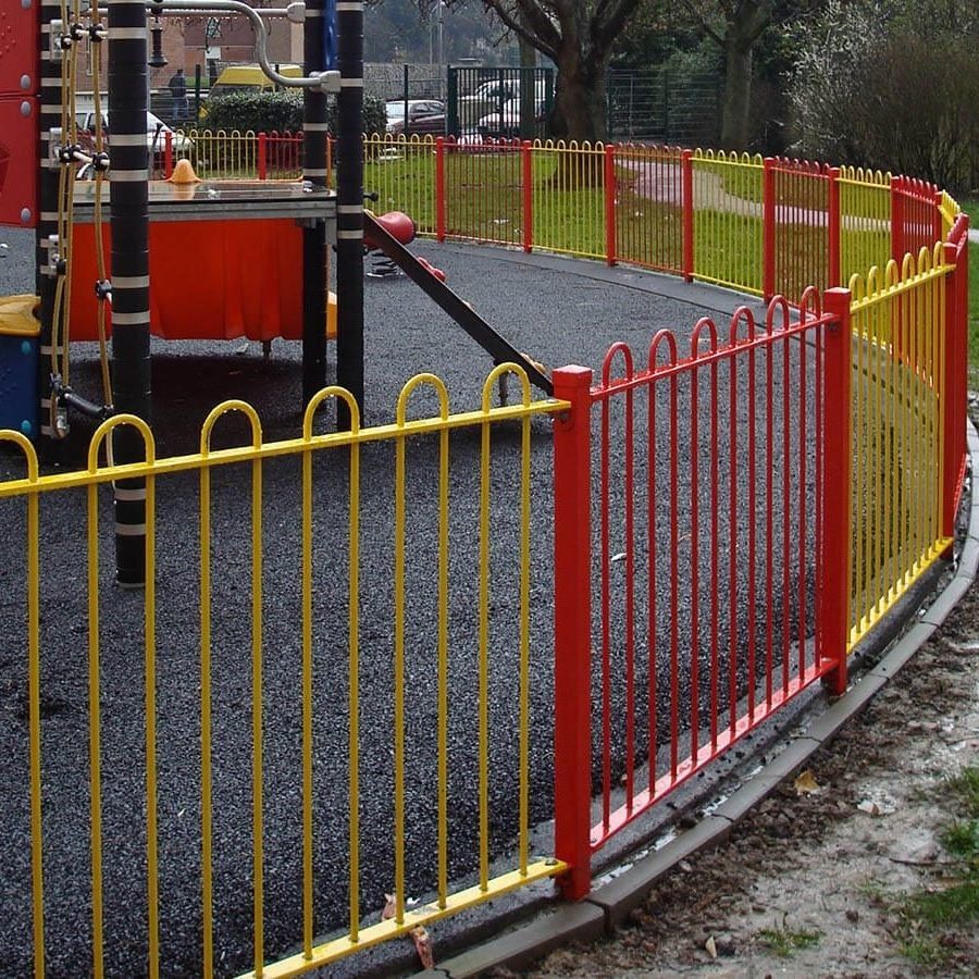 Fencing with bars - BowTop Play - ZAUN FENCING - playground ...