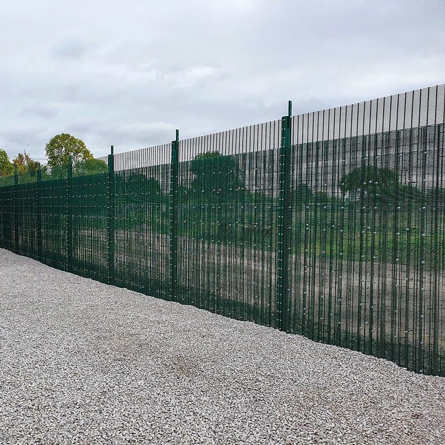 Welded mesh fence - CorruSec D10 (SR4) - ZAUN FENCING - industrial ...