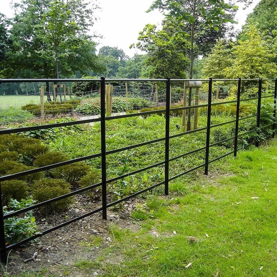 Bar fence - Estate - ZAUN FENCING - garden / for green spaces / powder ...