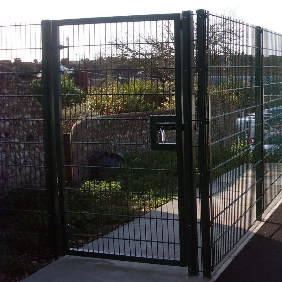 Stainless steel garden gate - SR1 (A1) - ZAUN FENCING - mesh