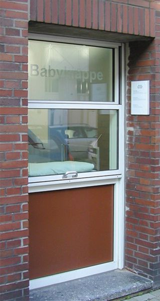 Aluminum window - BABY HATCH - Baier GmbH - sash / thermally-insulated