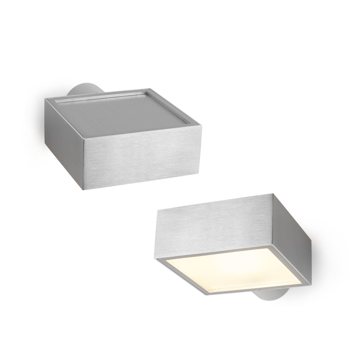 Contemporary wall light - ZE - ZEZE - Trizo21 - indoor / aluminum / square
