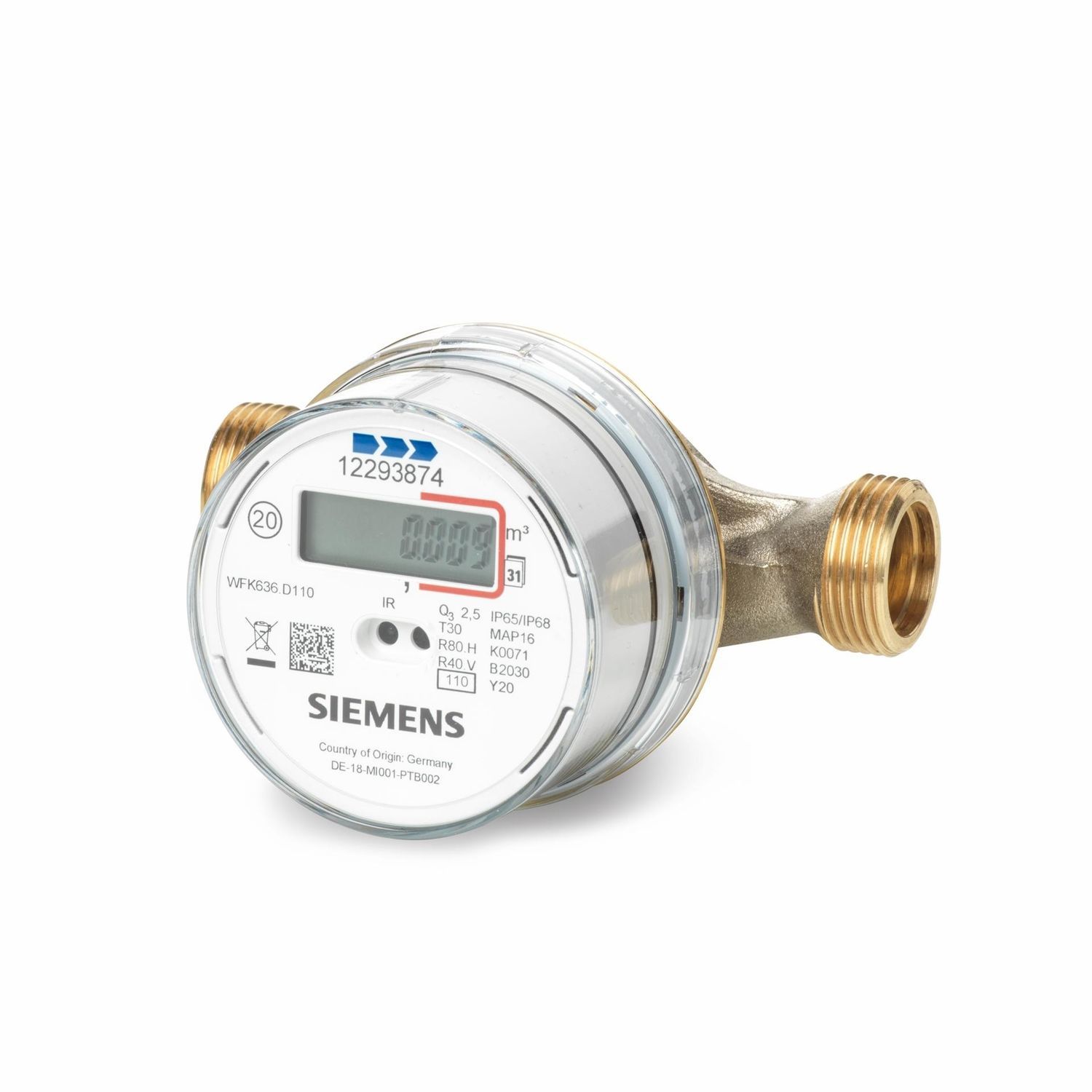 Commercial water meter - WFW636.D080 - SIEMENS Building Technology - home