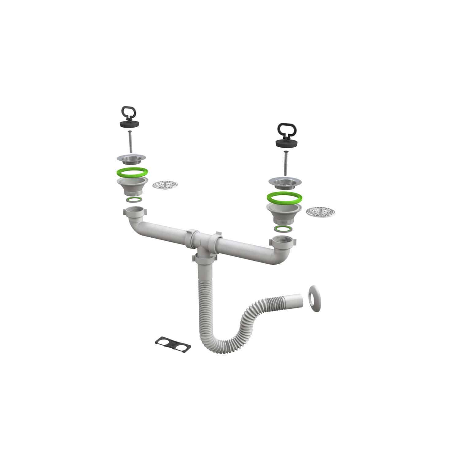 Polypropylene bottle trap - DOUBLE MAGIK - BONOMINI S.R.L.