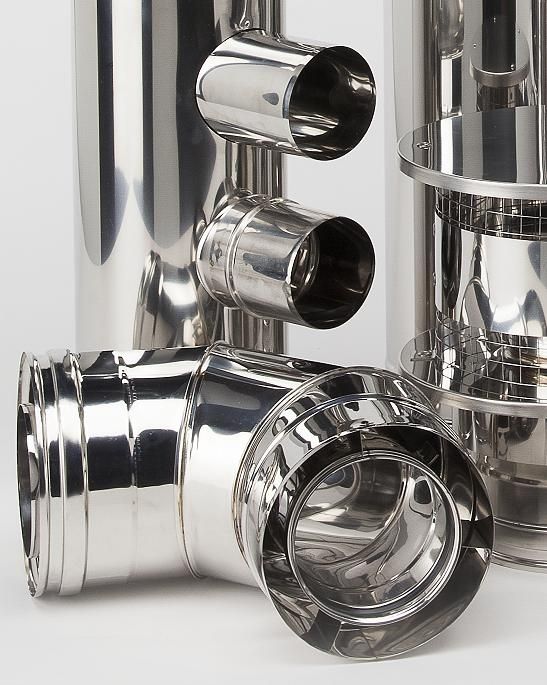 Metal smoke flue - DPC - ROCCHEGGIANI SPA - steel