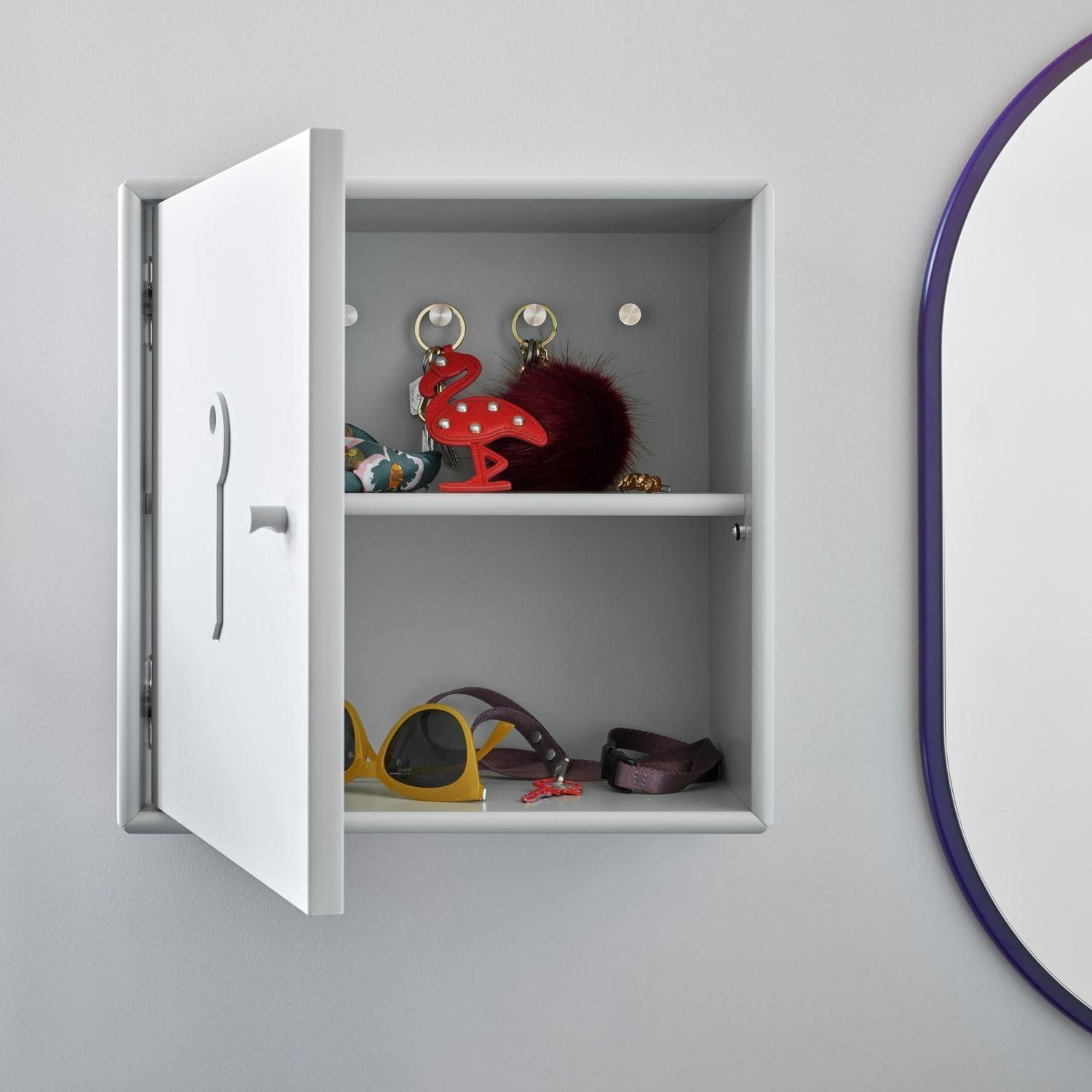 Wall-mounted storage cabinet - UNLOCK - Montana Furniture - cube