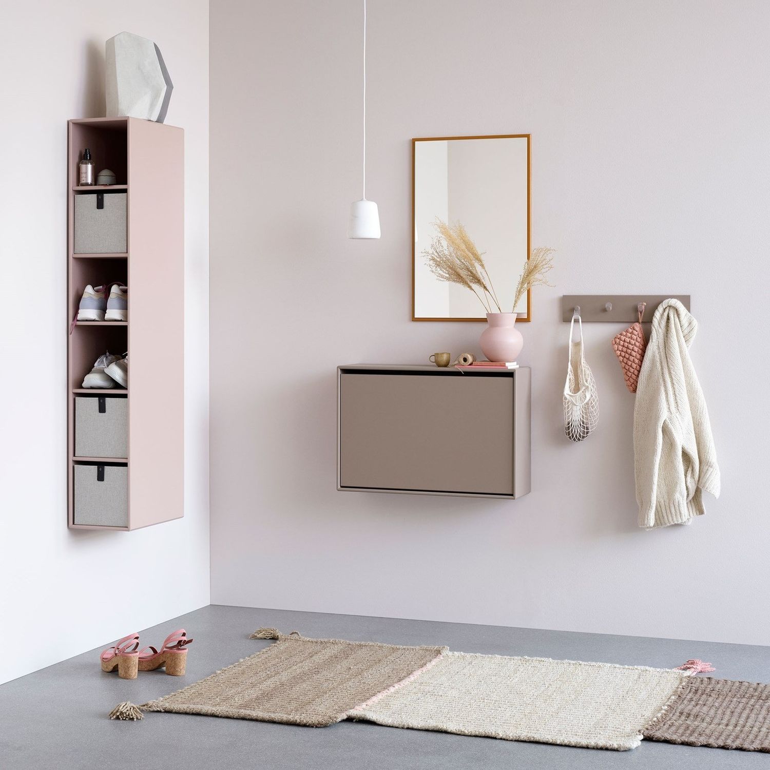 Leather storage box - 7171BO - Montana Furniture - canvas