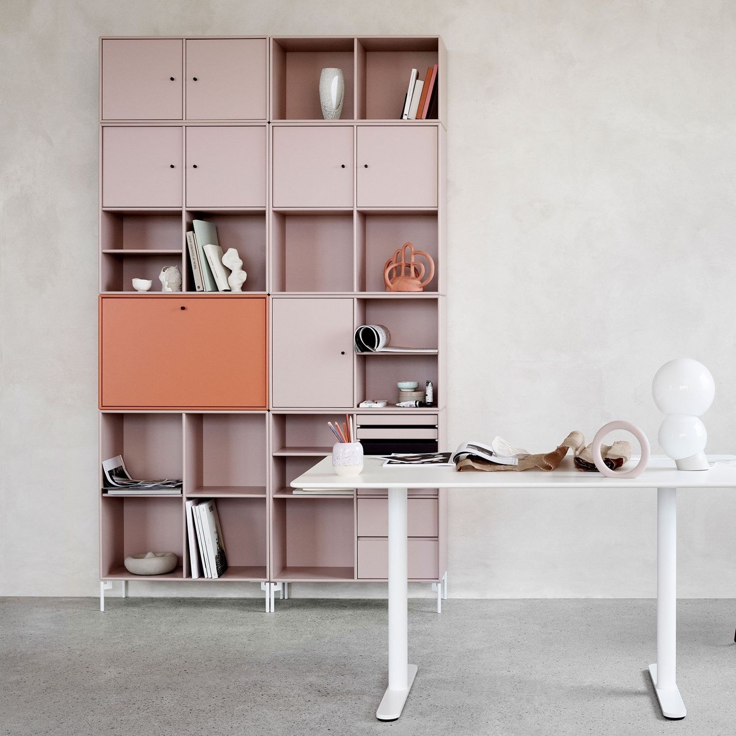 Floor-standing storage cabinet - 1120 - Montana Furniture - wall ...