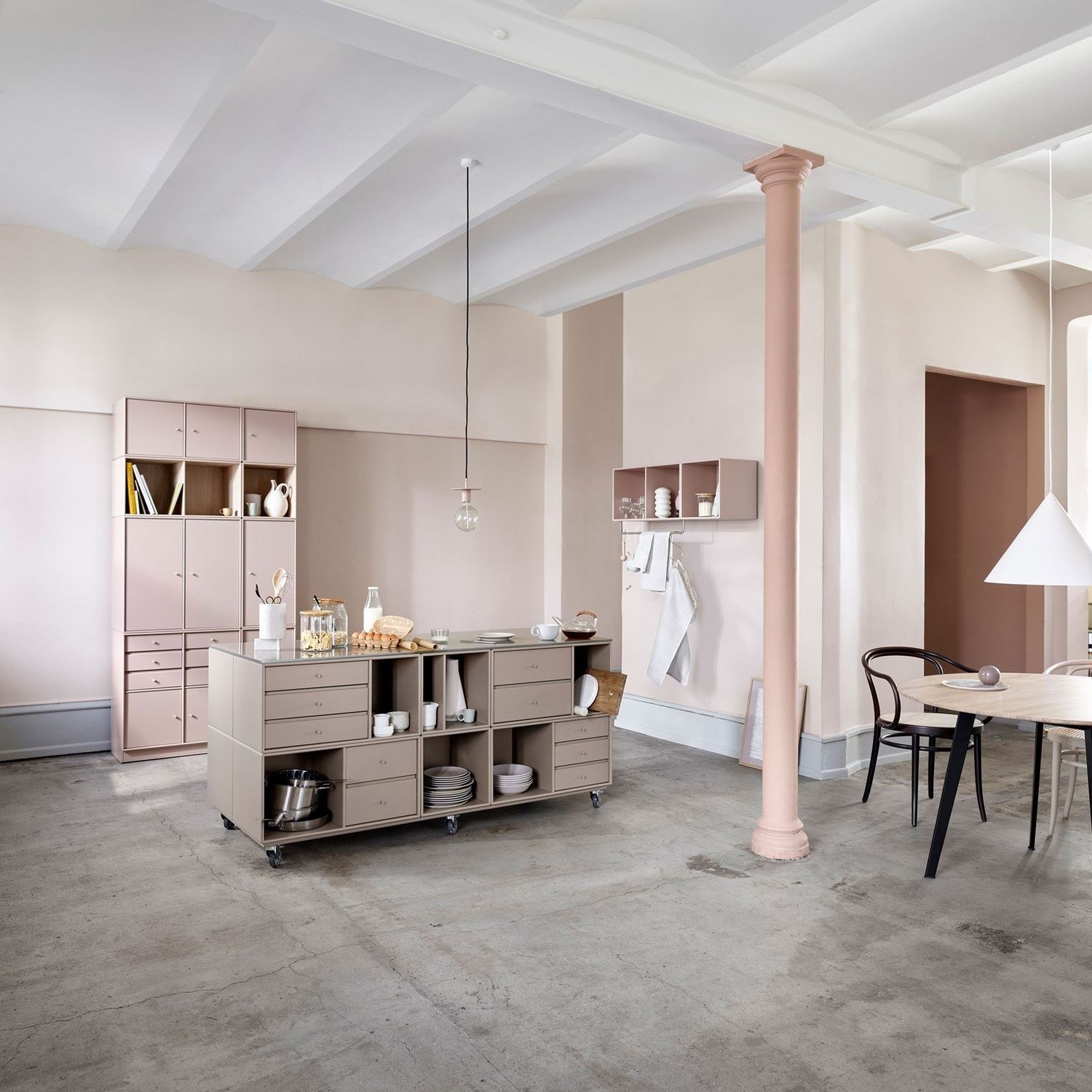 Floor-standing storage cabinet - 4120 - Montana Furniture - wall ...