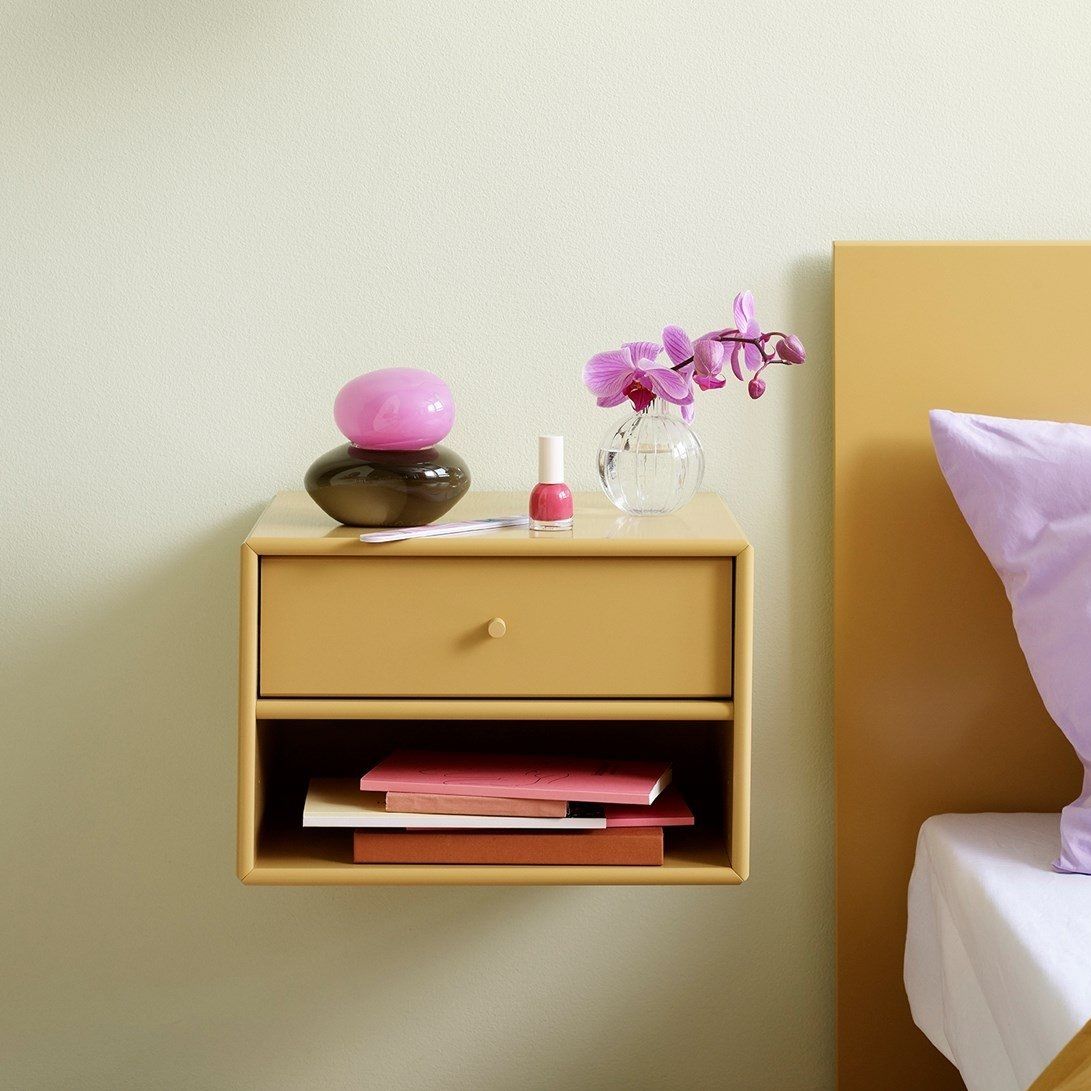 Contemporary bedside table - DASH - Montana Furniture - lacquered MDF ...