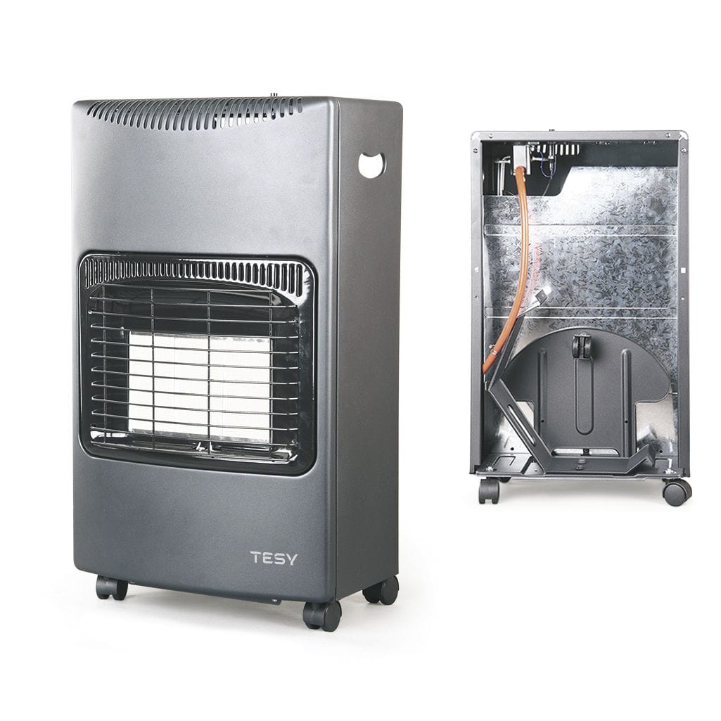 Gas convector - LD-168D - TESY Ltd. - contemporary / metal / free-standing