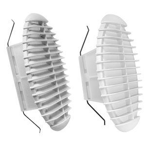 Plastic ventilation grill - CGC - BROFER SRL - round