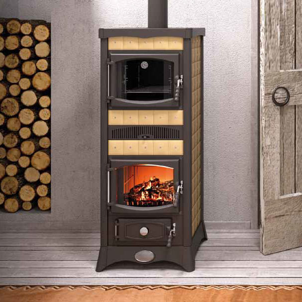 Wood heating stove - MARY - COLA GF WÄRMETECHNIK - 8 kW / traditional ...