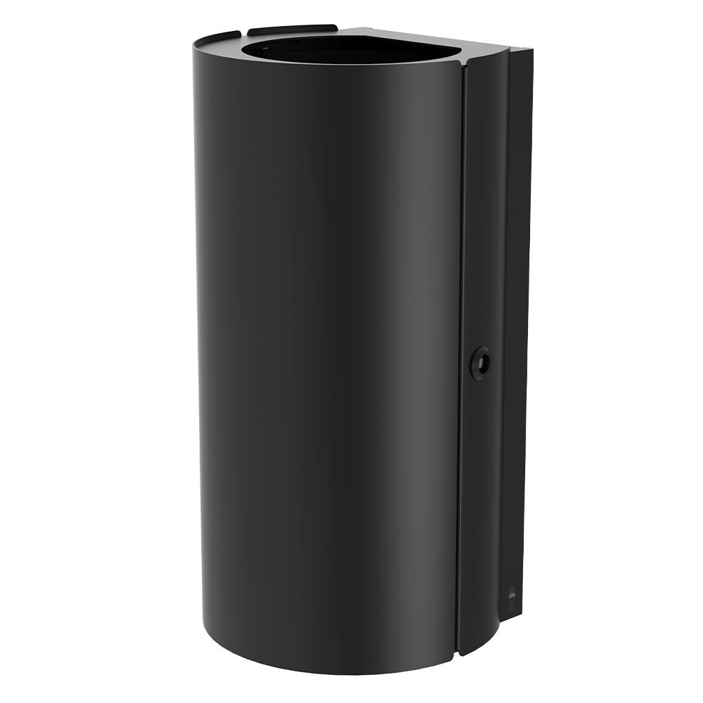 Public trash can - 3325 - DAN DRYER A/S - wall-mounted / stainless ...
