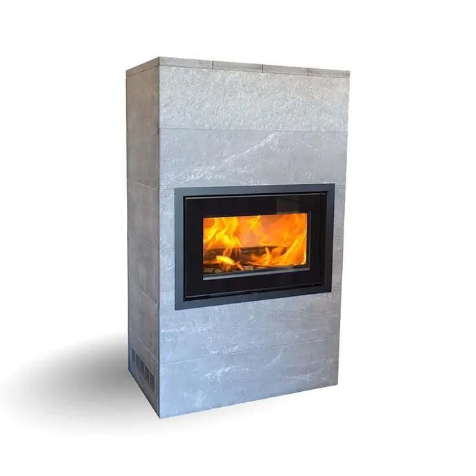 Wood-burning fireplace insert - SIGMA TITAN 3 - Jydepejsen A/S - steel ...