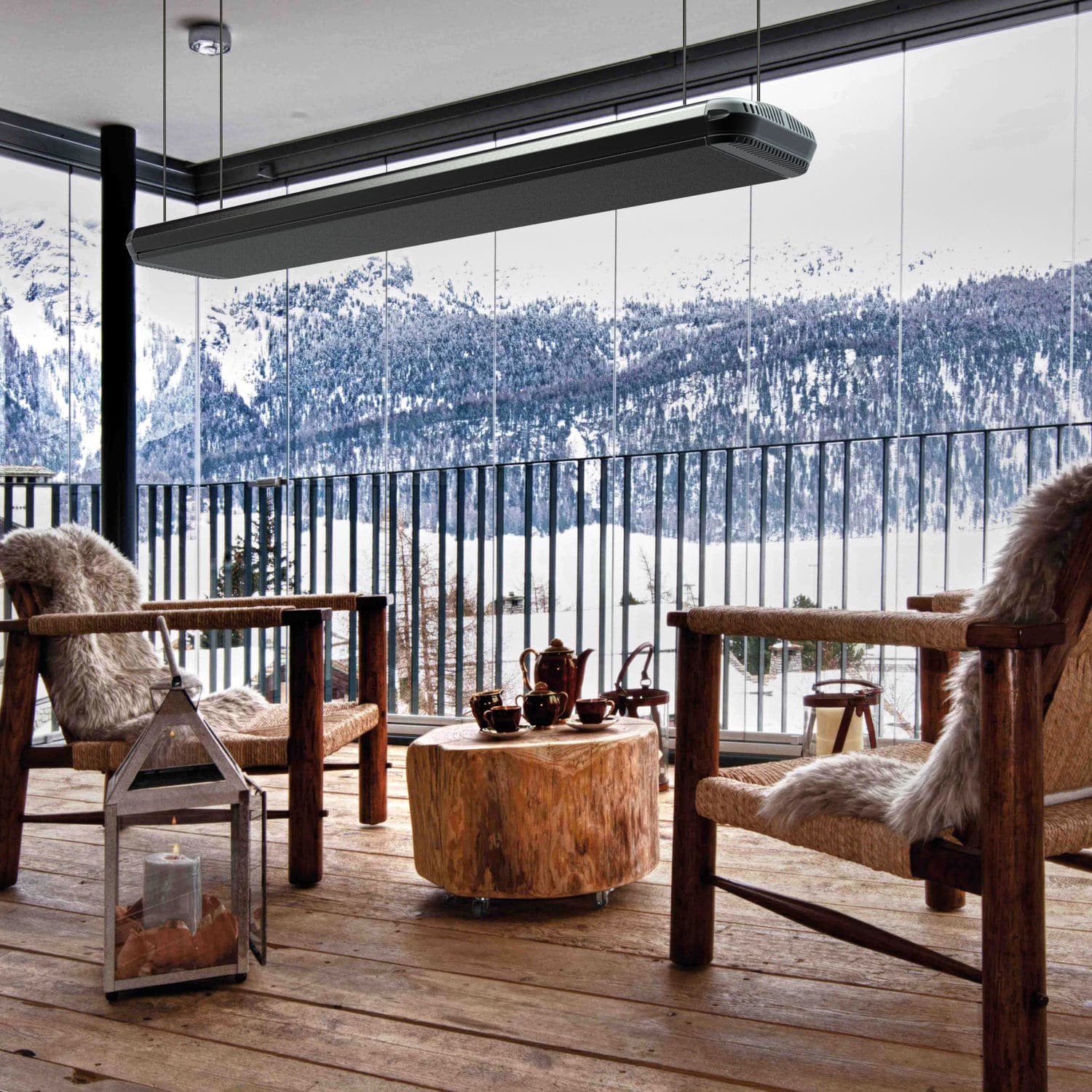 Hanging infrared heater - HOT-TOP 9815D - MO-EL - electric / commercial ...