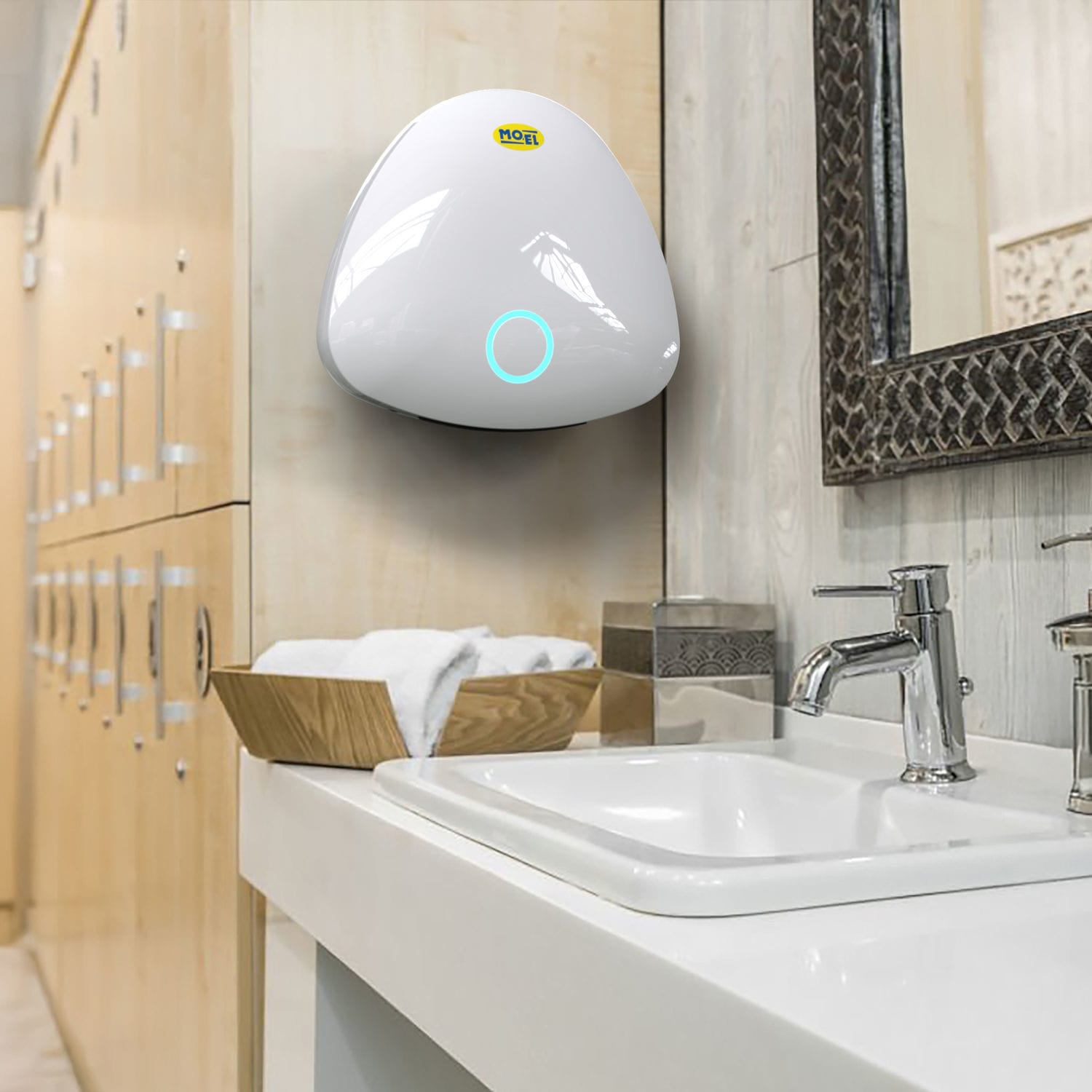 Automatic hand dryer - ZEPHY 7170 - MO-EL - wall-mounted / ABS