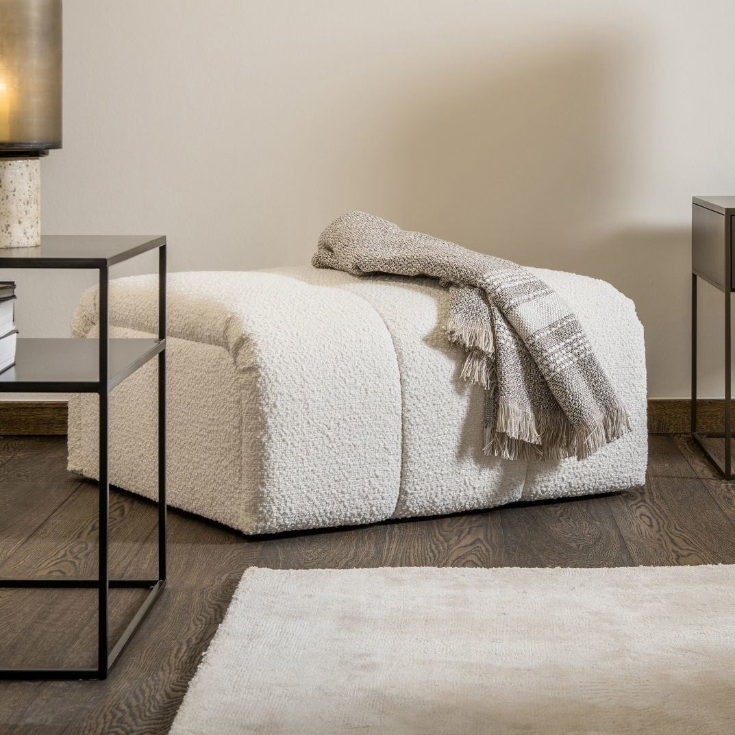 Contemporary pouf - CALEB - EUROFASHION HOMETEXTILES & CONCEPTS ...