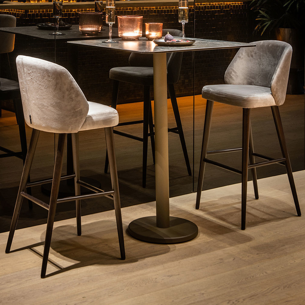 Contemporary bar chair - VERGE - EUROFASHION HOMETEXTILES & CONCEPTS ...