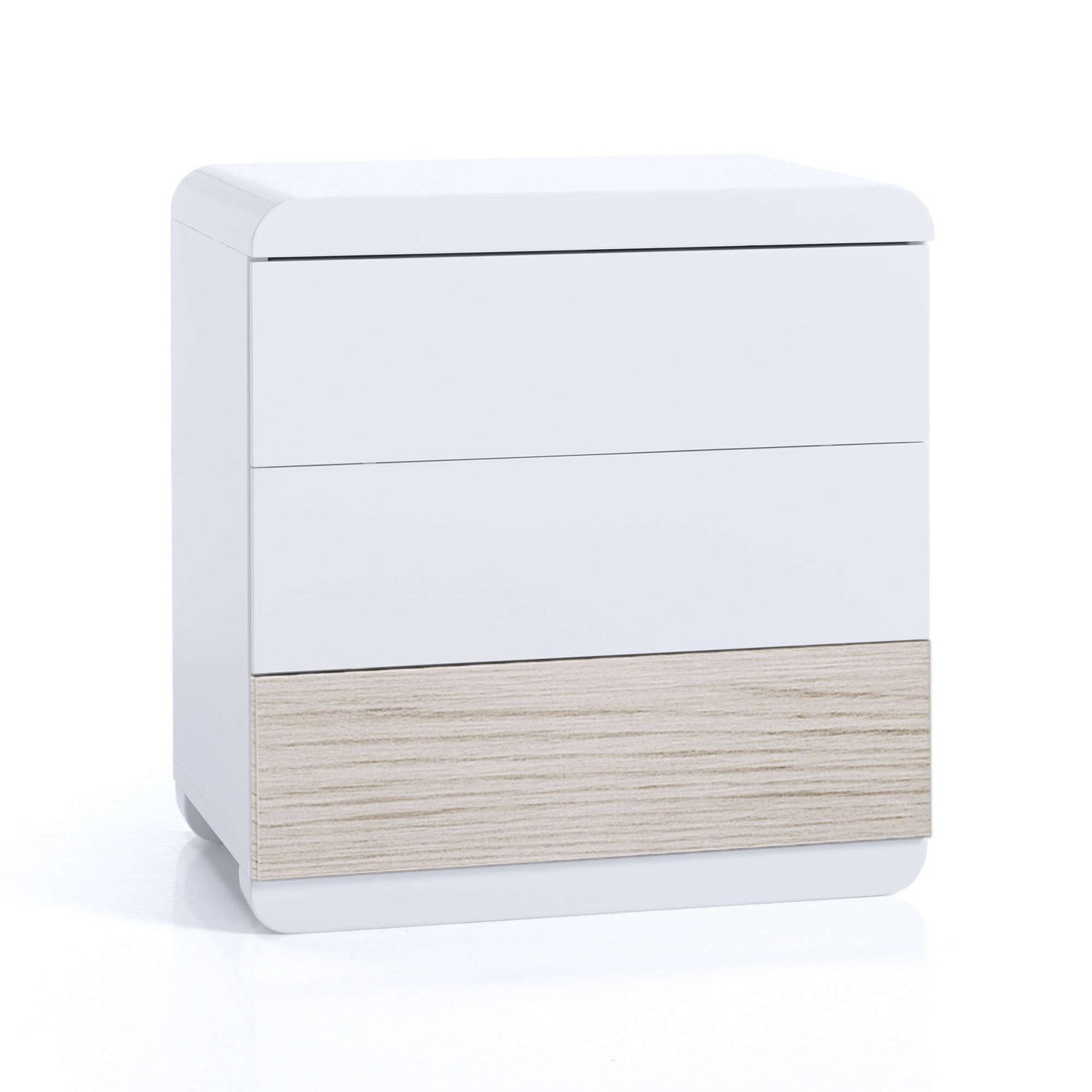 Contemporary bedside table - QM417 - ALONDRA - lacquered MDF / melamine ...