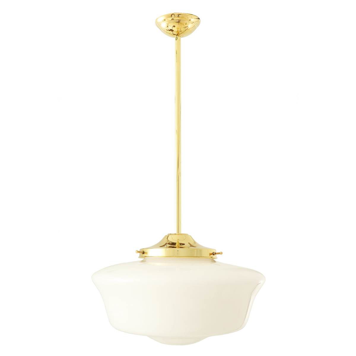 Pendant lamp - SOFIA - Mullan Lighting - brass / glass / contemporary