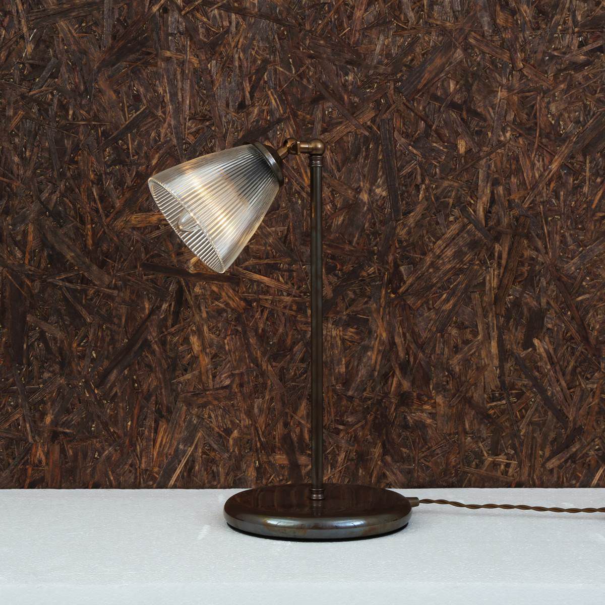Table lamp - GADAR - Mullan Lighting - brass / steel / glass