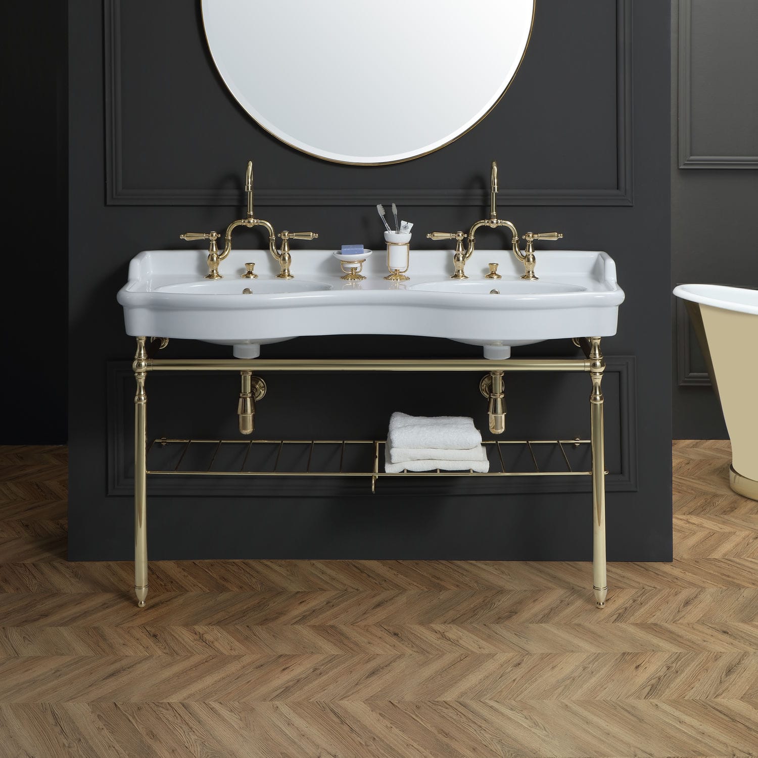 Washbasin with legs - BASINS & METAL STANDS - BLEU PROVENCE - ceramic ...