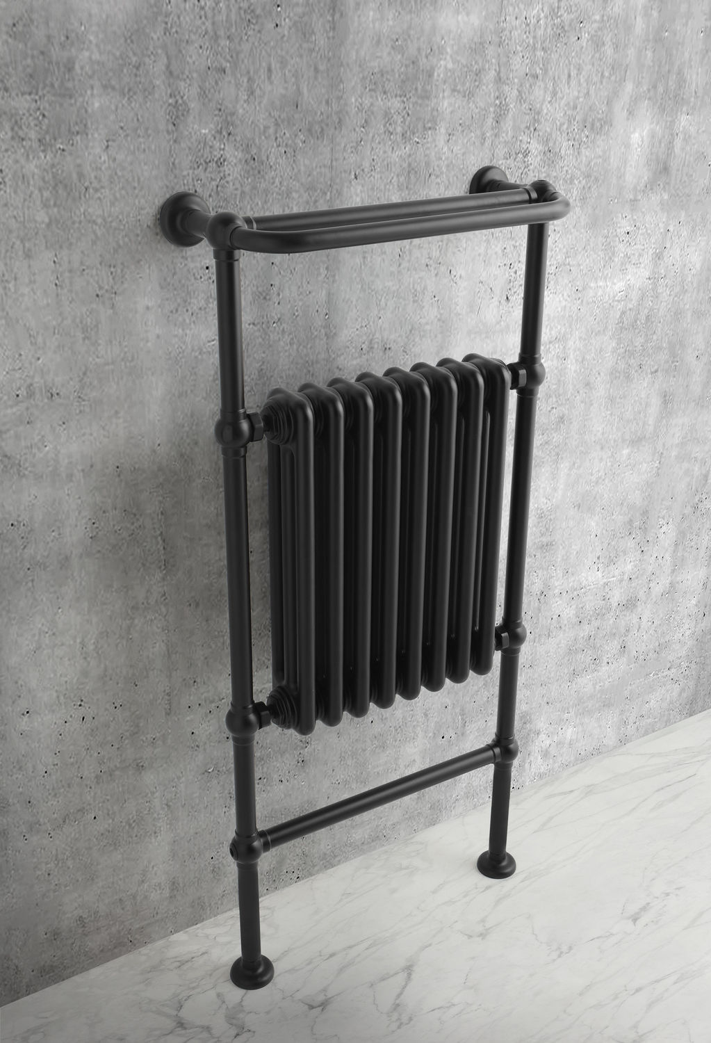 Electric towel radiator - SSPVN3 - BLEU PROVENCE - traditional / cast ...