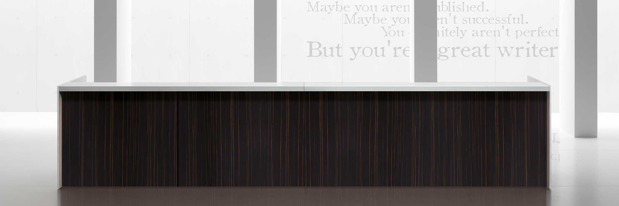 Laminate reception desk - RECEPTION - MASCAGNI